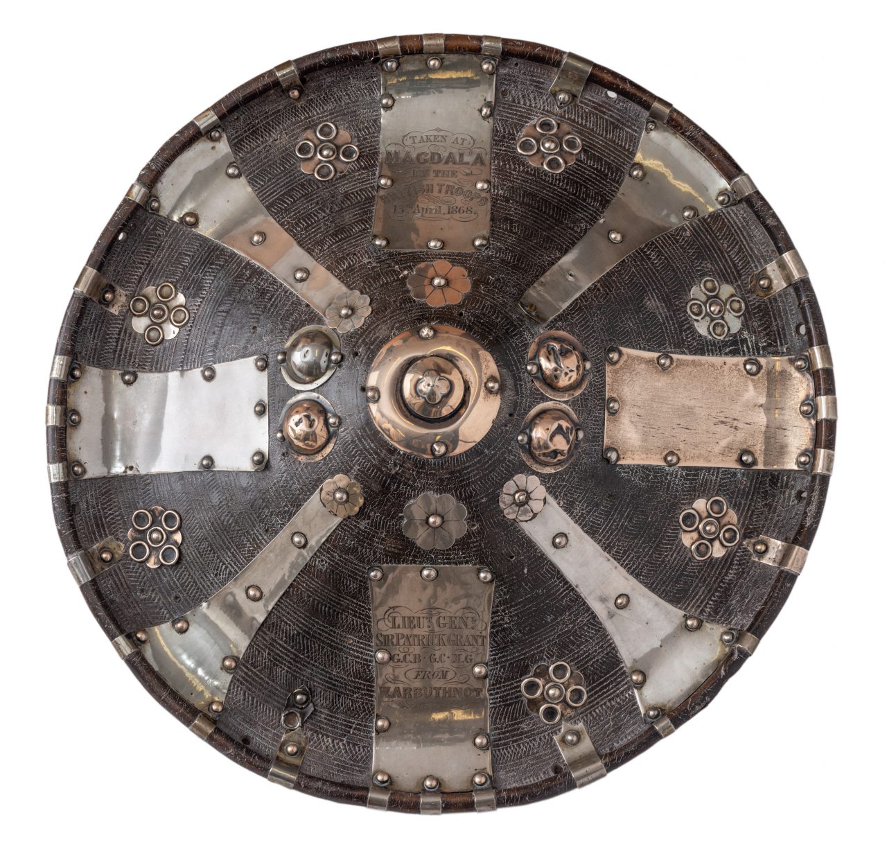 Ethiopian Shield taken from the Battle of Maqdala | Museum of the Highlands