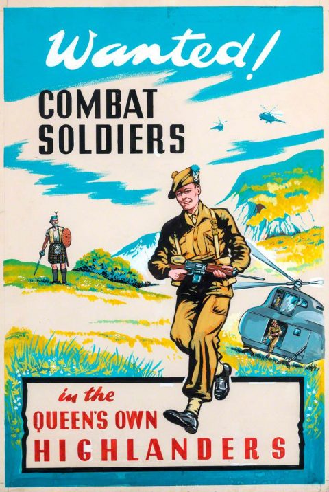Recruiting Poster for The Queen’s Own Highlanders | Museum of the Highlands